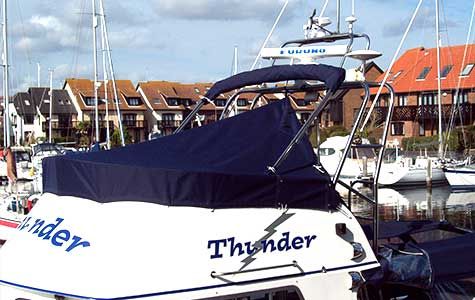 Motor boat covers - Advanced Covers Ltd